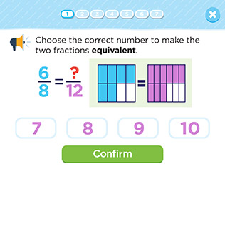 Equivalent Fractions - Quiz by Kids Academy